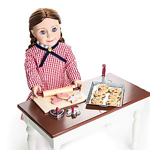 THE QUEEN'S TREASURES 18 Inch Doll Food Accessories,16 Piece Authentic Cookie Baking Set with Cookies About Baking Tools, Compatible with American Girl Pastry Bake Shop & Kitchen Furniture