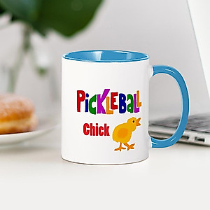 CafePress Funny Pickleball Chick Mugs Ceramic Coffee Mug, Tea Cup 11 oz