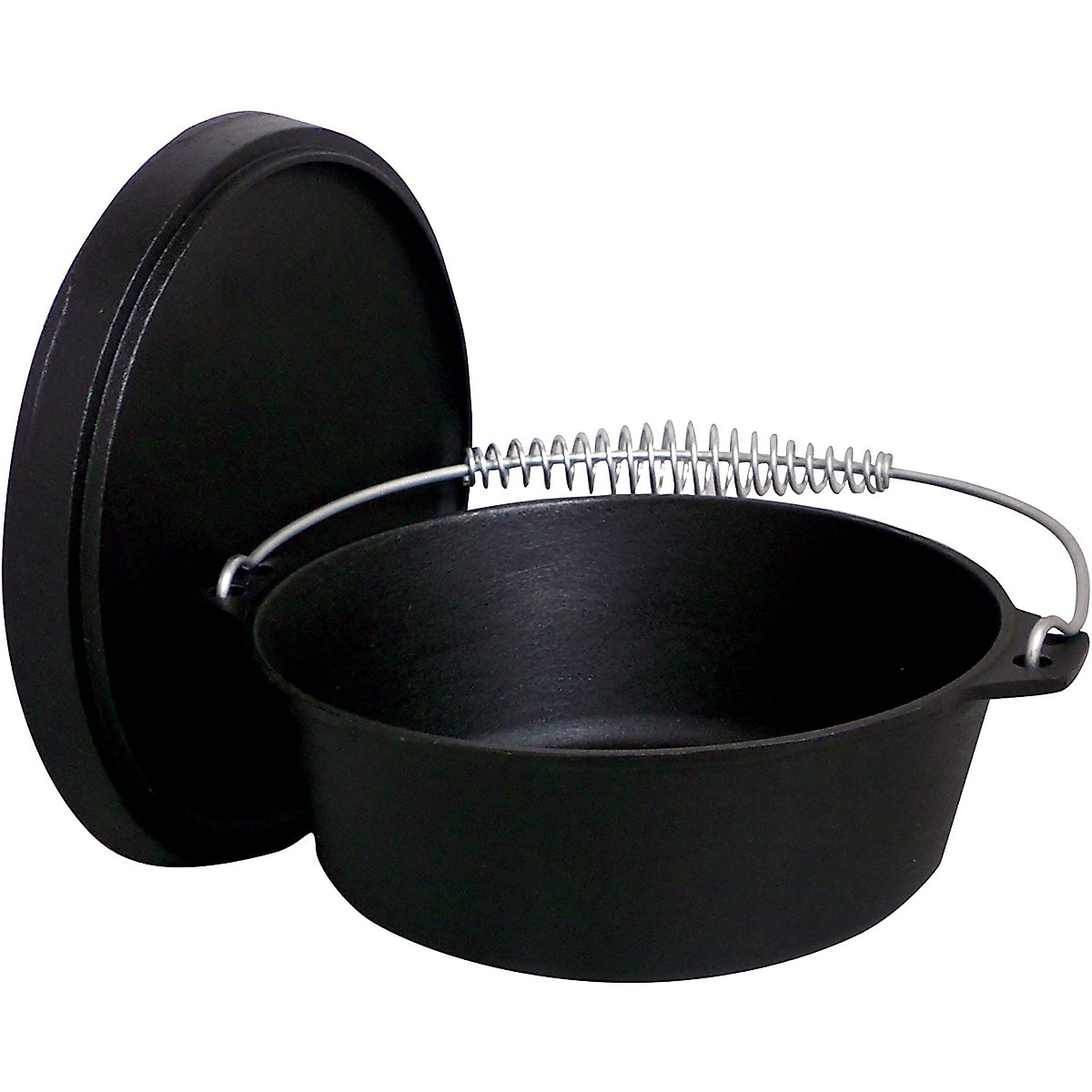 King Kooker 16 Qt. Seasoned Cast Iron Dutch Oven with Cast Iron Lid, Black (CI16SA)