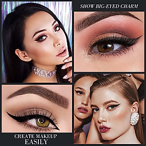 Miss Rose M 4 Colors Gel Eyeliner Set, Eyeliner Pencils, delineador de ojos contra el agua, Easy to Use, Eye Makeup for Women (4 Colors)