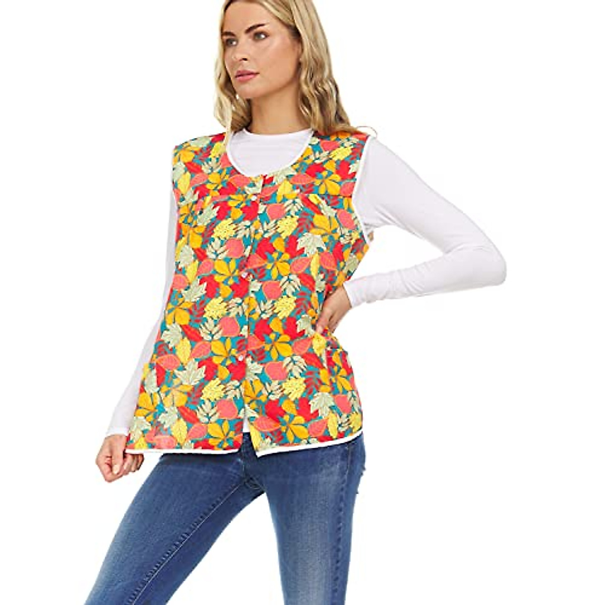 Ezi Women's Cotton-Polyester Cobbler Apron with Pockets