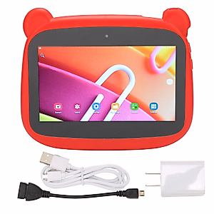 MAVIS LAVEN Kids Tablet, US Plug 100‑240V Dual Camera Octa Core 5000mAh HD Tablet for Ebook (US Plug)