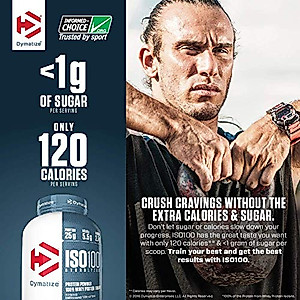 Dymatize ISO100 Hydrolyzed 100% Whey Protein Isolate Strawberry -- 5 lbs