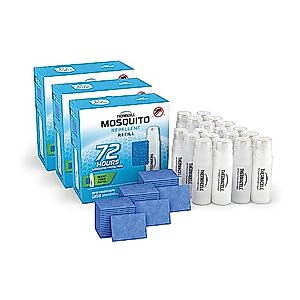 Thermacell Mosquito Repellent Refills; Compatible with Any Fuel-Powered Thermacell Repeller; Highly Effective, Long Lasting, No Spray, No Scent, No Mess; 15 Foot Zone of Mosquito Protection