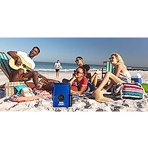 Bud Light Soft Cooler Bag with Built-in Rechargeable Wireless Bluetooth Speakers Foldable Small and Portable Durable and Material Compatible for Smartphones, Tablets & MP3 Players