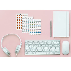 Workout  Planner Sticker / 60 Fun Vinyl Stickers (3/4”)/Cardio legs arms rest core days rotation/Health Wellness Fitness Exercise/Essential Productivity Life Planner/Bullet Journaling (One Sheet)