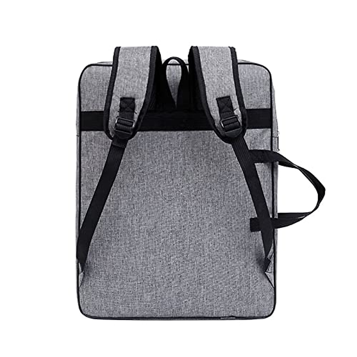 8K Artist Portfolio Carry Backpack Case Versatile Art Bags Waterproof Adjustable Drawing Board Backpack Art Storage Bags for Artworks Painting Drawing Sketching 19.7” x 14.6” x 2.4” (Gray)