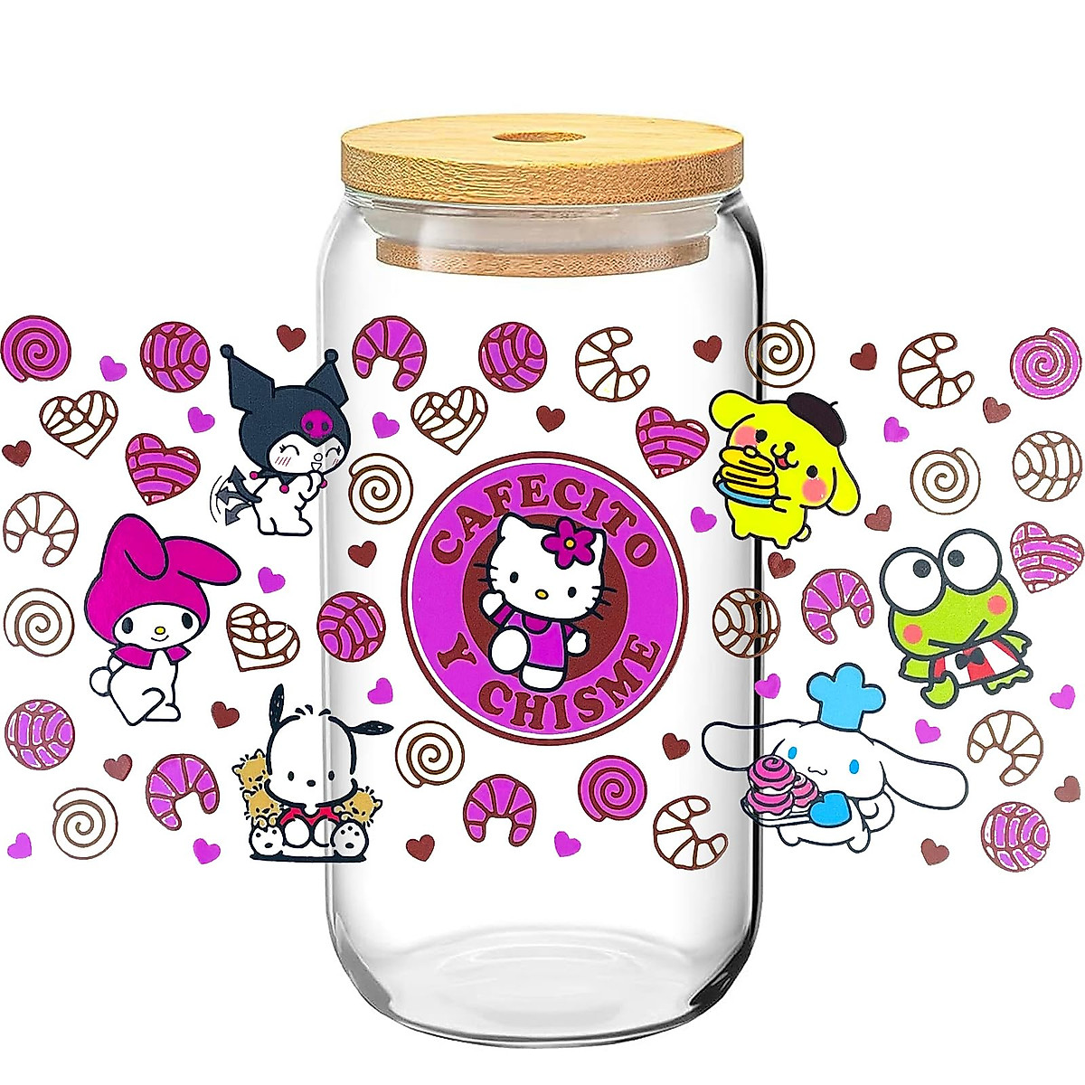 UV DTF Cup Wrap Transfer Stickers for Glass, 9 Sheets Cup Rub on Transfers for Crafting Cup Decal Stickers for 16OZ Libbey Glass Cups Furniture Craft Wood DIY Crafts (Style 3)