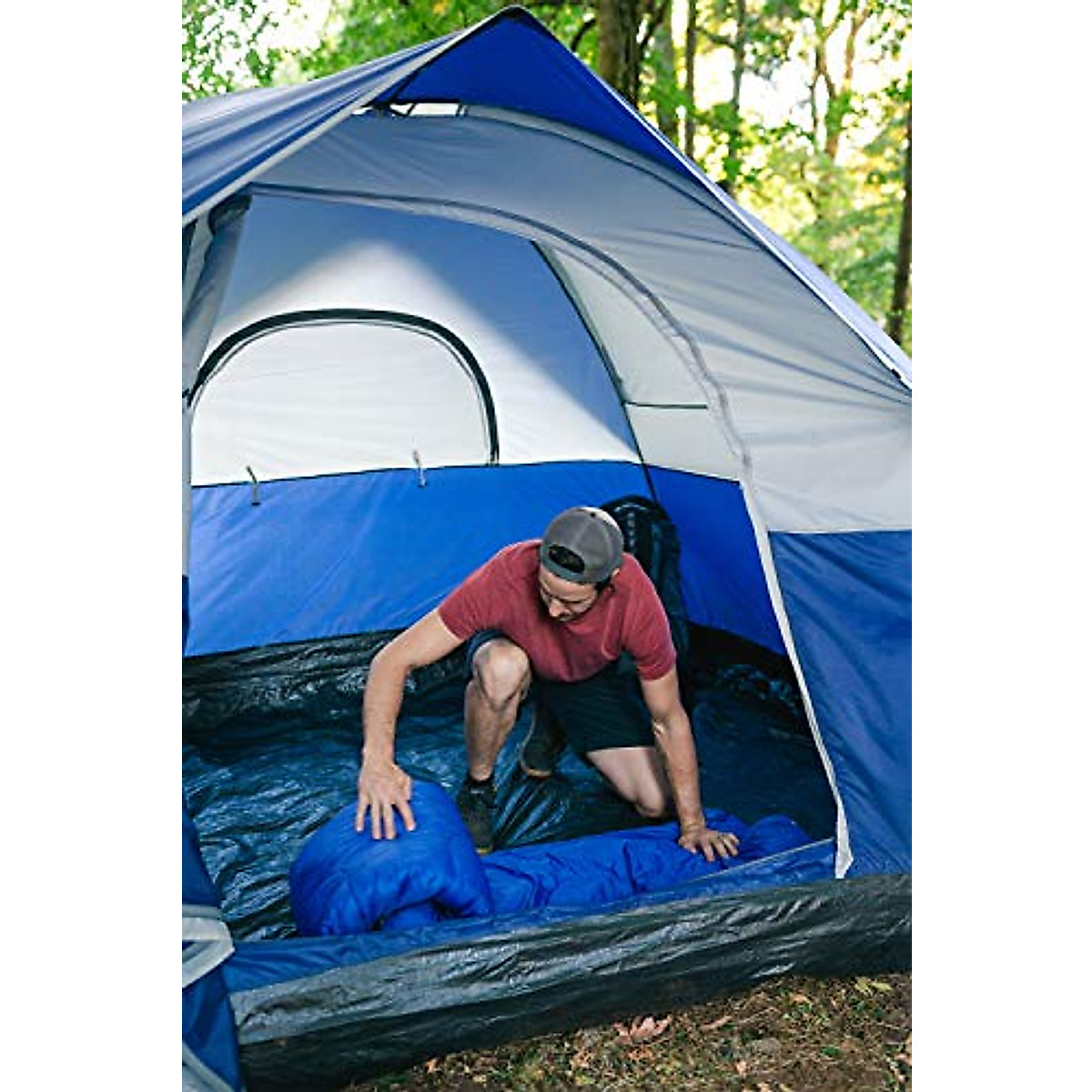 Stansport Prospector 5 Lb Rectangular Sleeping Bag - 33 in X 75 in, Purple