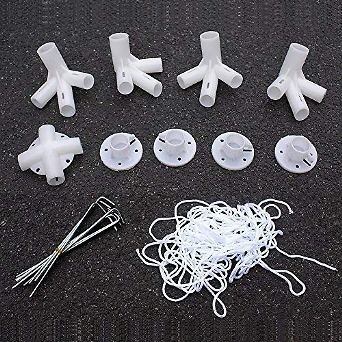 Smartxchoices 10' X 10' Gazebo Canopy Outdoor White Waterproof Tent with Sidewalls and Windows Heavy Duty Tent for Party Wedding Events Beach BBQ (White) …