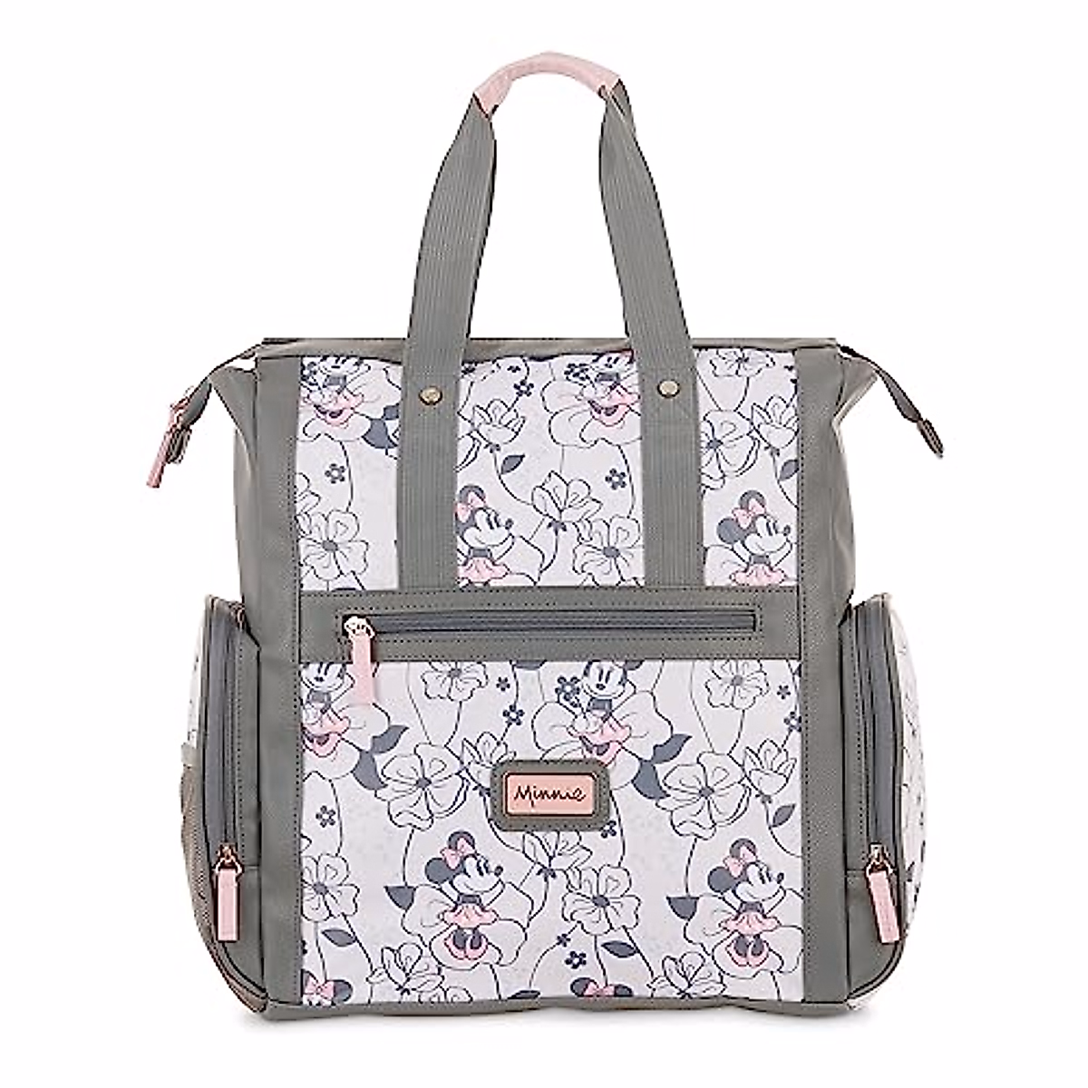 Disney Baby Diaper Bag, Minnie Mouse Convertible Tote/Backpack