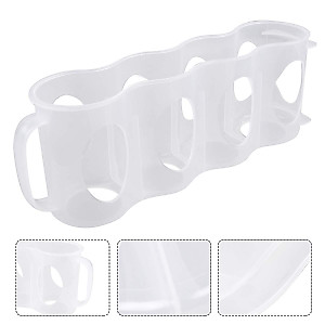 OSALADI 2pcs Refrigerator Organizer Bins 4 Section Pop Soda Can Dispenser Beverage Holder for Kitchen Fridge Freezer Countertops Cabinets