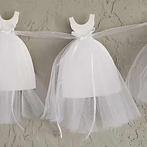 Bridal Shower Decoration Wedding Banners,Core Decorations for the Bride and Groom, Bridal Shower Decorations.Bride to Be Chair Banner, Bridal Shower Decoration (Bridal wedding dress)