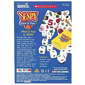 Briarpatch I SPY Find It Fast Game - an Immersive I Spy Adventure for Ages 6+ | Fast-Paced Dice Action, Brain Teasers, Hand-Eye Coordination, and Literacy Skill Building