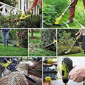 Upgraded 6.0Ah P108 Replacement Battery Compatible with Ryobi 18V Battery Lithium P108 P102 P103 P104 P105 P107 P109 P122 for 18 Volt Cordless Power Tools(Green)