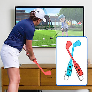 JOYTORN Switch Sports Accessories Bundle,Switch Accessories Kit with Ring Fit Leg Straps,Just Dace Wrist Bands,Mario Golf Super Rush Joycons Grips,Mario Tennis Rackets and Zelda Skyward Sword(9in1)