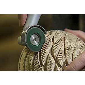 King Arthur's Tools Premium Carving Set – MERLIN2 Handheld Variable Speed Mini Angle Grinder Power Tool with 11 Accessories – For Woodworking, Cutting, Sanding, Grinding, Carving, Engraving # 10025