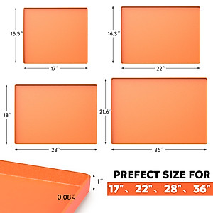 22 Inch Mat for Blackstone, 100% Food-Graded Silicone Griddle Cover with 2 Dishwashing Sponges