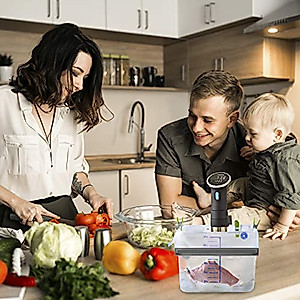 Sous Vide Bags 56 PCS Vacuum Save Sealer - 35 Reusable Vacuum Food Storage Bags for Anova and Joule Cookers - 3 sizes Sous Vide Bag Kit with Pump - 4 Sealing Clips - 4 Sous Vide Bag Clips with Handheld Food Vacuum Sealer