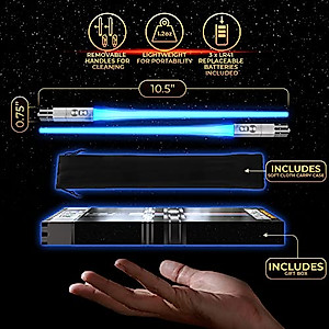 LIGHTSABER CHOPSTICKS LIGHT UP STAR WARS CHOPSTICK LED Glowing Light Saber Chop Sticks REUSABLE Sushi Sabers Cool Fun Geeky STARWARS Chop Stick Set 4 PAIRS FREE Keychain Bottle Opener & Pouch Gift Box