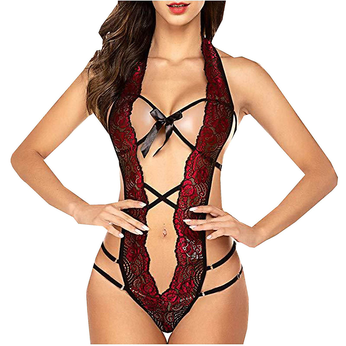 lingerie for women for sex naughty play couples sex items for couples kinky lingerie sex stuff for couples kinky bsdm sets for couples sex kinky sex accessories for adults couples kinky play A327 (Red,Large)