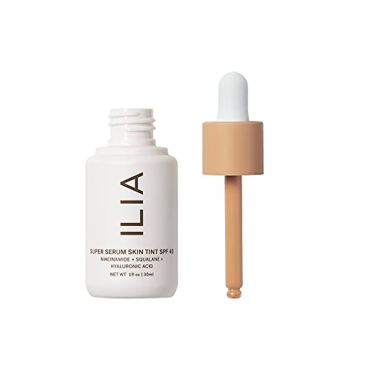 ILIA - Super Serum Skin Tint SPF 40 | Non-Comedogenic, Vegan, LIghtweight to Help Against Blue Light, Pollution while Hydrating, Smoothing, Refining (Kai ST6.5, 1 fl oz | 30 ml)