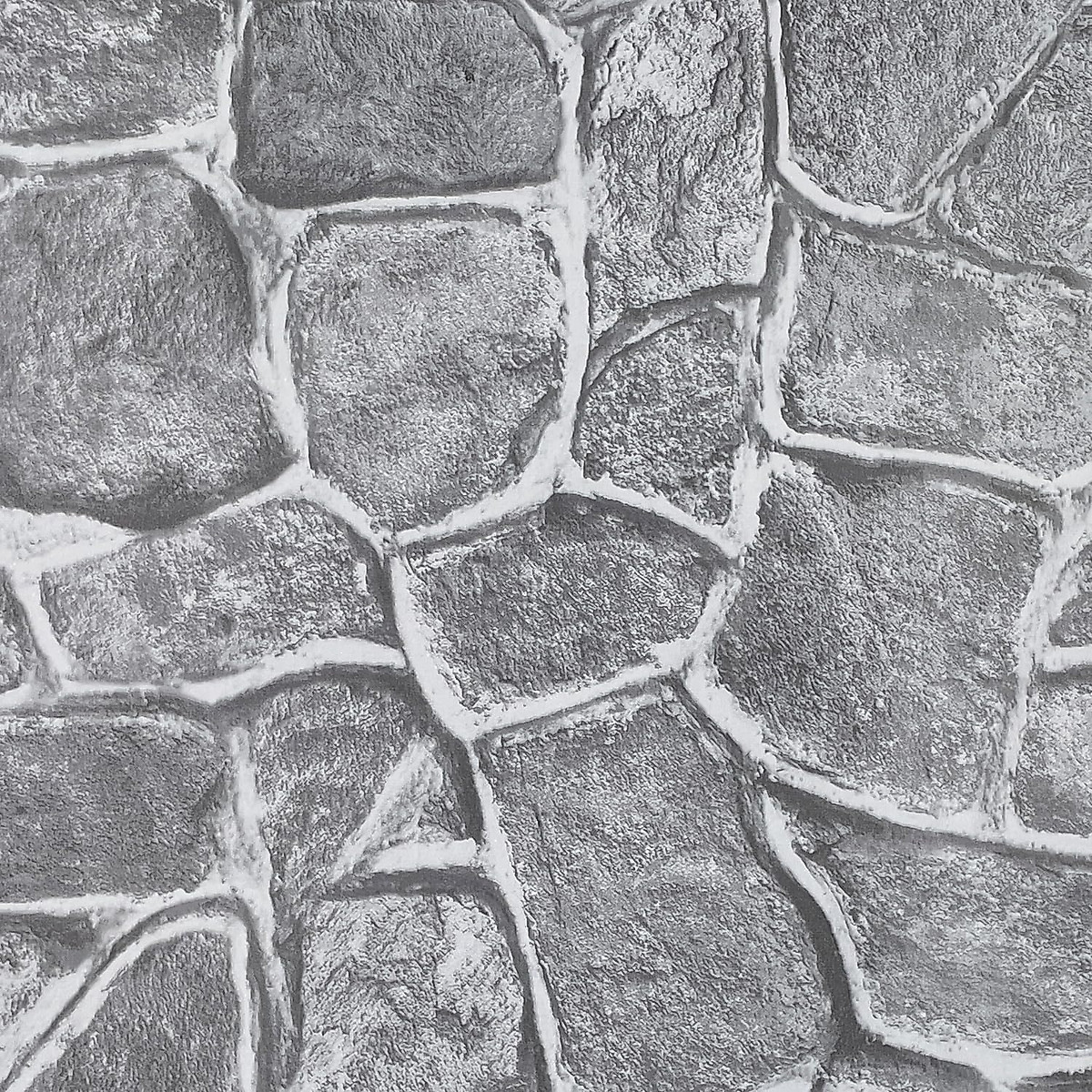 Yifely Grey Rock Stone Decorative Shelving Paper Vinyl Shelf Liner Living Room Wall Sticker Easy to Use 17.7inch by 9.8 Feet