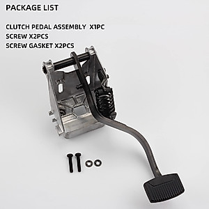 Dasbecan Clutch Pedal Assembly Compatible with Ford Super Duty F250 F350 F450 F550 1999 2000 2001 2002 2003 Replace YC3Z7B633BA