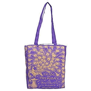 Pride and Prejudice Purple Tote Bag and Clutch Purse Bundle