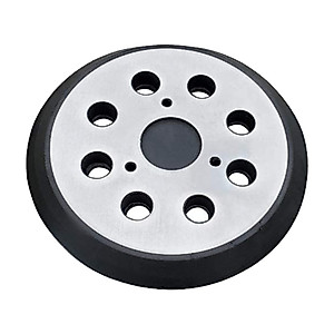 5 Inch 8 Hole Hook and Loop Sander Pad with Metal Backing - Compatible with Porter Cable 343 382, Replaces for DeWalt OE # 151281-08 Fits DW423 DW4388 D26451 D26453