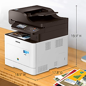 SAMSUNG ProXpress C3060FW All in One Color Laser Printer with Wireless & Mobile Connectivity, Duplex Printing, Print Security & Management Tools (SS212A)