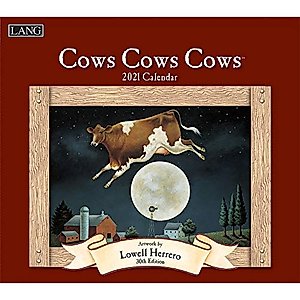 Cows Cows Cows 2021 Calendar