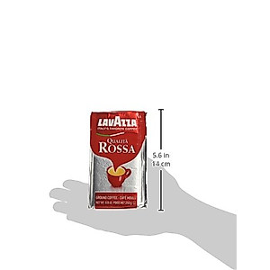 Lavazza Qualita Rossa, 8.8 oz Brick, Ground (Pack of 3)