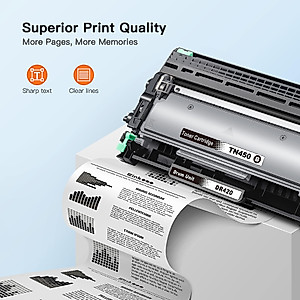 E-Z Ink (TM) Compatible Toner Cartridge and Drum Unit Replacement For Brother TN450 TN420 DR420 to use with HL-2270DW HL-2280DW HL-2230 HL-2240 MFC-7360N MFC-7860DW 2840 2940 (2 Toner 1 Drum) 3 Pack