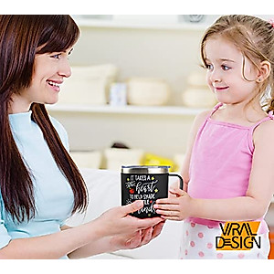 Teacher Appreciation Gifts, Teacher Mug/ Cup It Takes A Big Heart To Shape Little Minds 14 oz, Funny Teacher Gifts For Women Men, Gifts for Teachers/ Mother's Day Birthday Christmas Valentine Easter