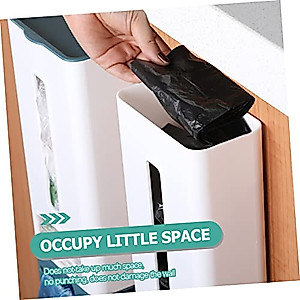 Cabilock 5pcs bag storage box plastic bag organizer grocery bag holder Wall Mount Grocery Bag Dispenser bag dispenser holder storage bag holder hanging garbage dispenser bags extractive