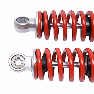 PIAOCAIYIN Front Suspension Arm Assembly Kit, Upper/Lower Swingarm Go Kart Front Suspension Kit, Go Kart Steering Kit, Suspension Shock Kit for Quad Bike Atv/Go Kart, 3 Holes Flange