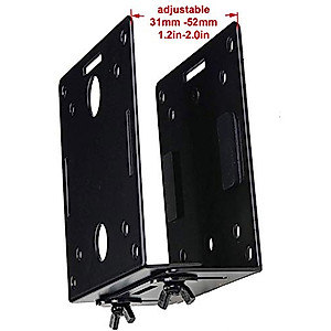 Videosecu Adjustable Small Device Wall-Mounted Bracket for Cable Box Digital TV Media Players Game Consoles MTC02B 1QJ