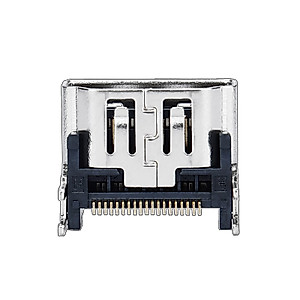 Aosai 1 Pcs HDMI Port Replacement for Sony Playstation 5 PS5 HDMI Display Socket Connector Jack (Silver - 1 Pcs)