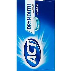 ACT Dry Mouth Lozenges with Xylitol, Soothing Mint, 36 Lozenges