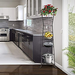 Enclume CWS8H HS 8-Tier Gourmet Hourglass Cookware Stand, Hammered Steel