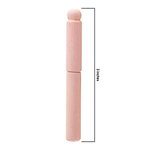 Redecker Ear Cleaner, Medical Grade Stainless Steel Loop-Shaped Tool for Earwax Removal with Hornbeam Wood Handle and Cover, Made in France, Light Rose