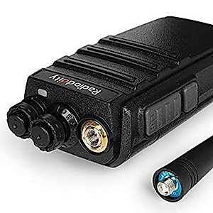 Radioddity GA-2S Long Range Walkie Talkies for Adults UHF Two Way Radio Rechargeable with Micro USB Charging + Air Acoustic Earpiece with Mic, for School Retail Business (2 Pack)