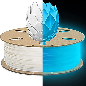 PLA Glow in The Dark Green and Blue Bundle, Duramic 3D Printing Filament 1.75mm, Dimensional Accuracy +/- 0.05 mm
