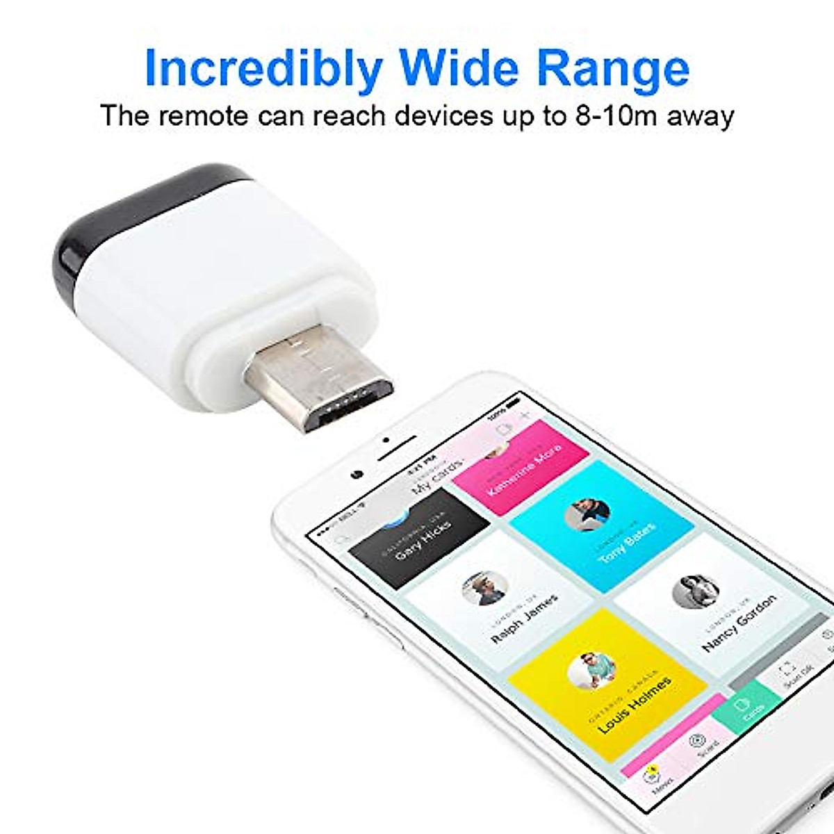 Android Mobile Phone Infrared Controller, IR Signal Mobile Phone IR Remote Controller for Android for Air Conditioner for Light for Refrigerator(Micro USB Mobile Phone Dedicated)