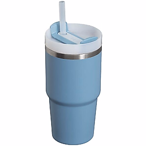 Stanley Quencher H2.0 Tumbler with Straw 20 oz | Flowstate 3-Position Lid | Cup Holder Compatible for Travel | Insulated Stainless Steel Cup | BPA-Free | Indigo