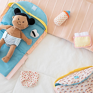 Manhattan Toy Stella Collection 11-Piece Baby Doll Diaper Bag Changing Mat Combo Set for 12" and 15" Soft Dolls