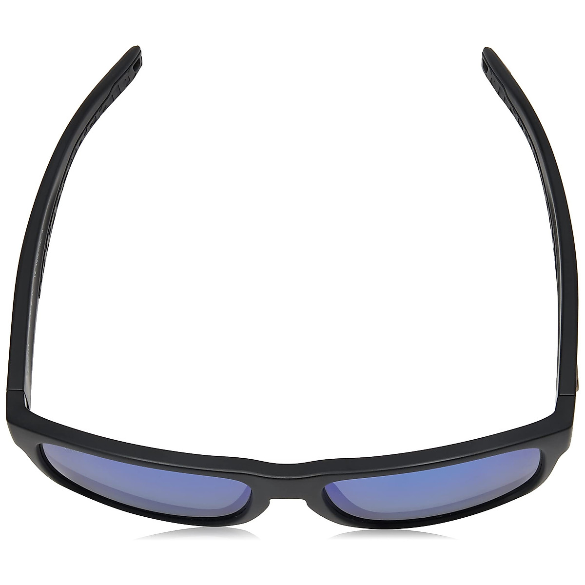 Costa Del Mar Mens Spearo XL Fishing and Watersports Square Sunglasses, Matte Black/Blue Mirrored Polarized-580G, 59 mm