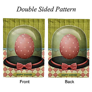 My Little Nest Seasonal Garden Flag Easter Egg Glass Bottle Double Sided Vertical Garden Flags for Home Yard Holiday Flag Outdoor Decoration Farmhouse Banner 12"x18"