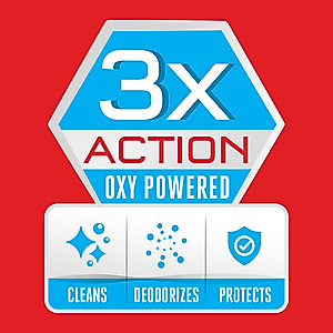 Rug Doctor Triple Action Oxy Deep Carpet Cleaner, 48 oz., Deep Cleans, Deodorizes, & Protects, Concentrated, Professional-Grade, 3X Action Formula